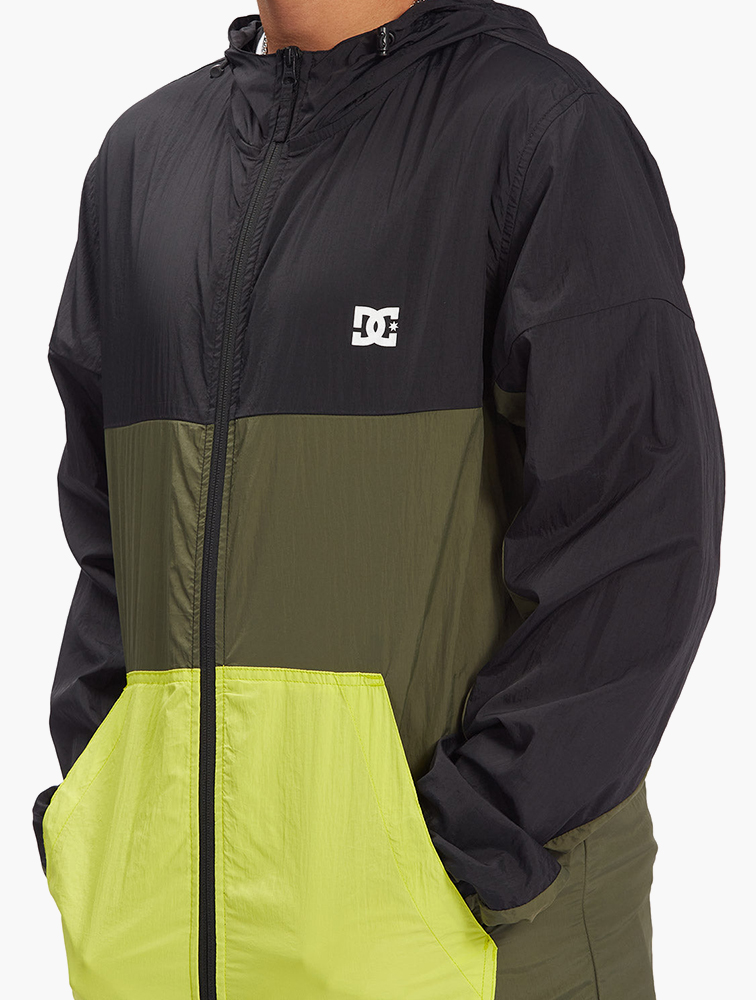 MyRunway | Shop DC Shoes Black Rocket Light Water-Resistant Windbreaker ...