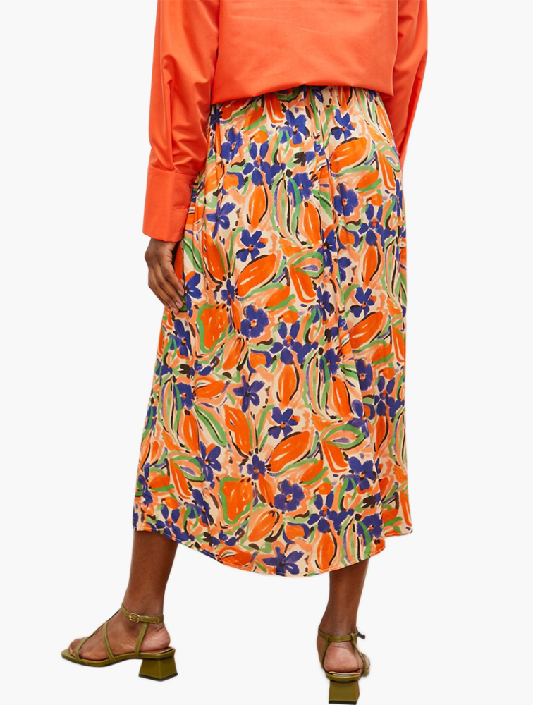 MyRunway | Shop edit A-line midi - blue textured floral 1 for Women ...