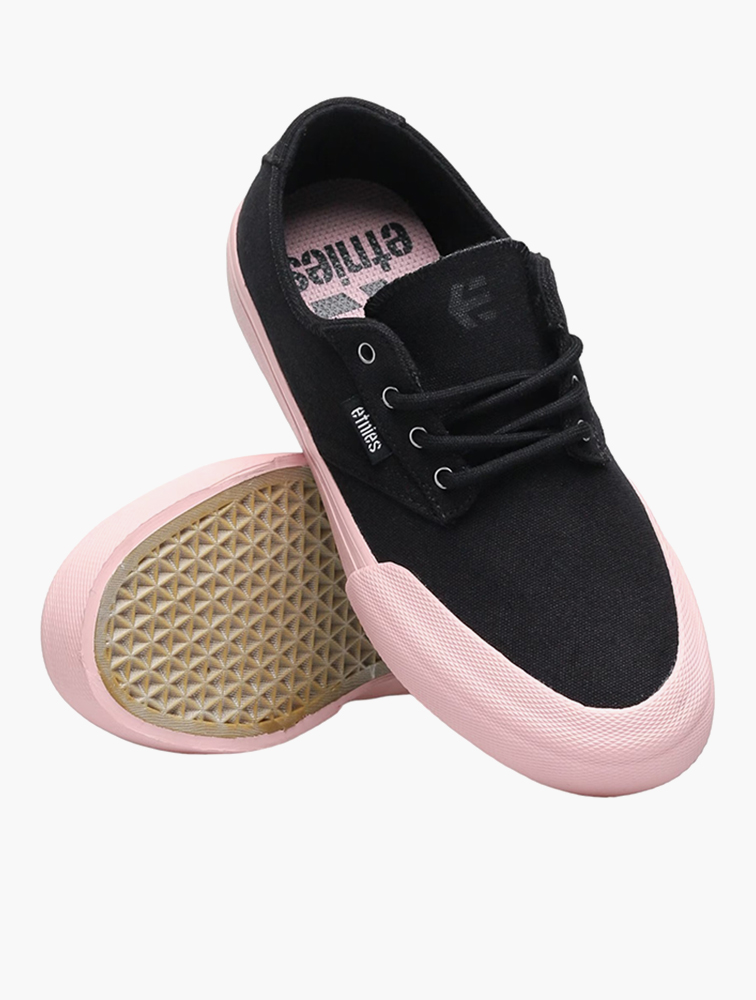 MyRunway | Shop Etnies Black & Pink Jameson Vulc Sneakers for Men from ...