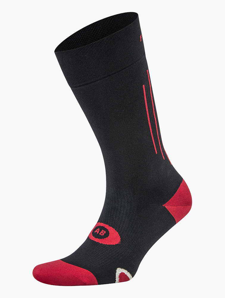 MyRunway | Shop Falke Eurosocks Black & Red Bike Coollayr Crew Socks ...