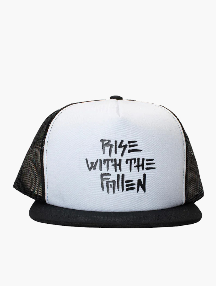 MyRunway | Shop Fallen White & Black Rise With The Fallen Cap for Men ...