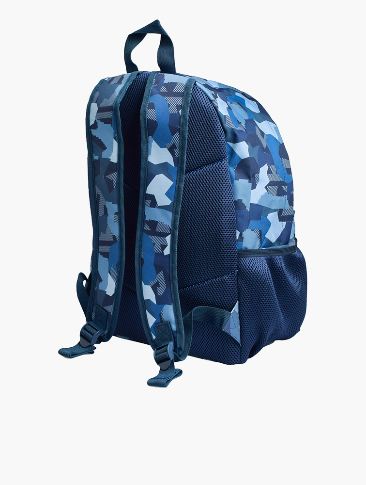 MyRunway | Shop Fashionation Blue Camo Backpack for Kids from MyRunway ...