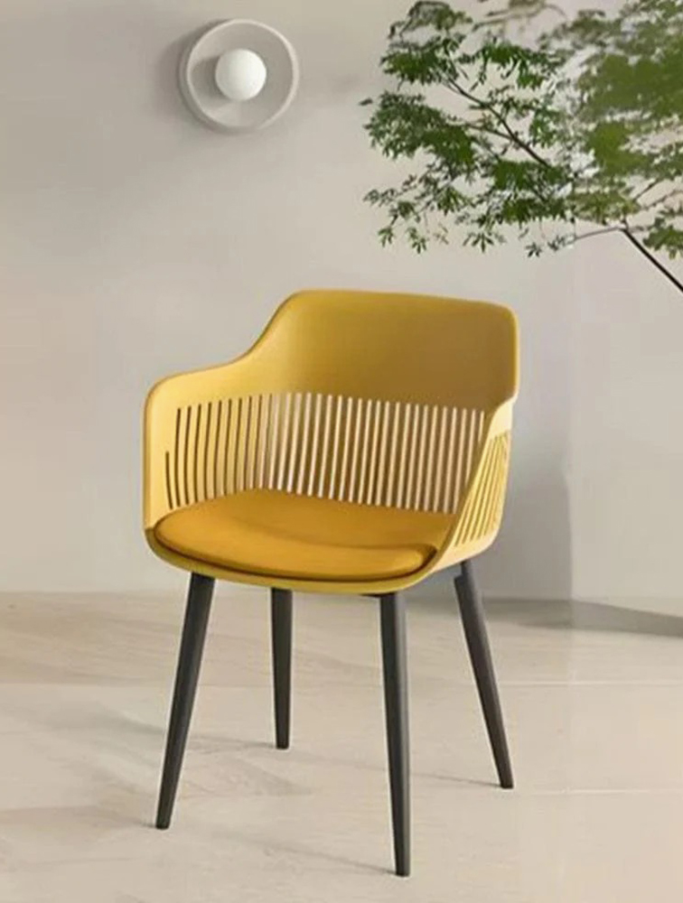 MyRunway | Shop Fine Living Yellow Contemporary Funaro Chair for Women ...