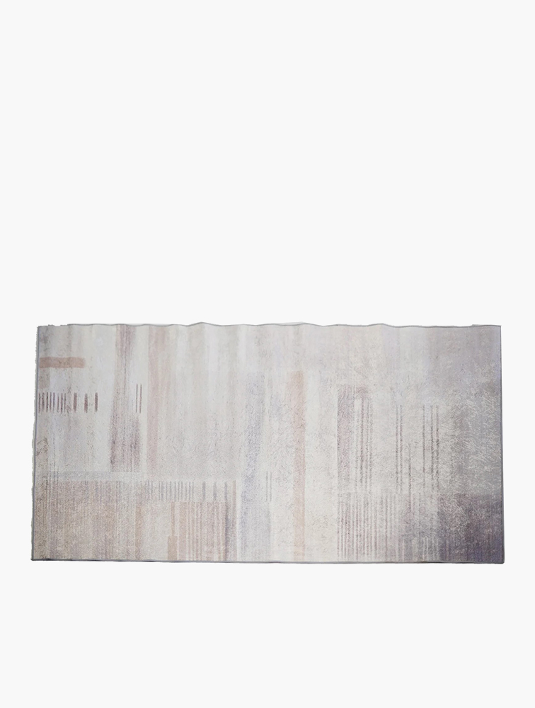MyRunway | Shop Fine Living Neutral Printed Mongolia Velvet Rug 160 X ...