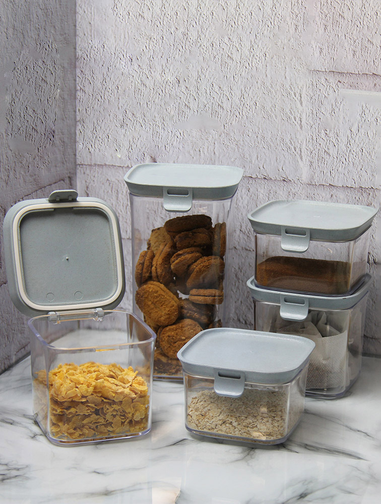 MyRunway | Shop Fine Living Easy Lock Storage Container 5 Piece Set for ...