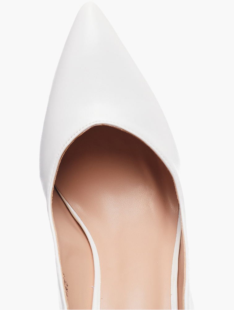 MyRunway | Shop Footwork White Peridot Court Heels for Women from ...