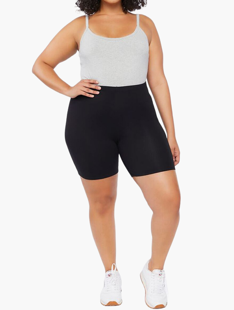 MyRunway | Shop Forever 21 Curve Black Basic Organically Grown Cotton ...