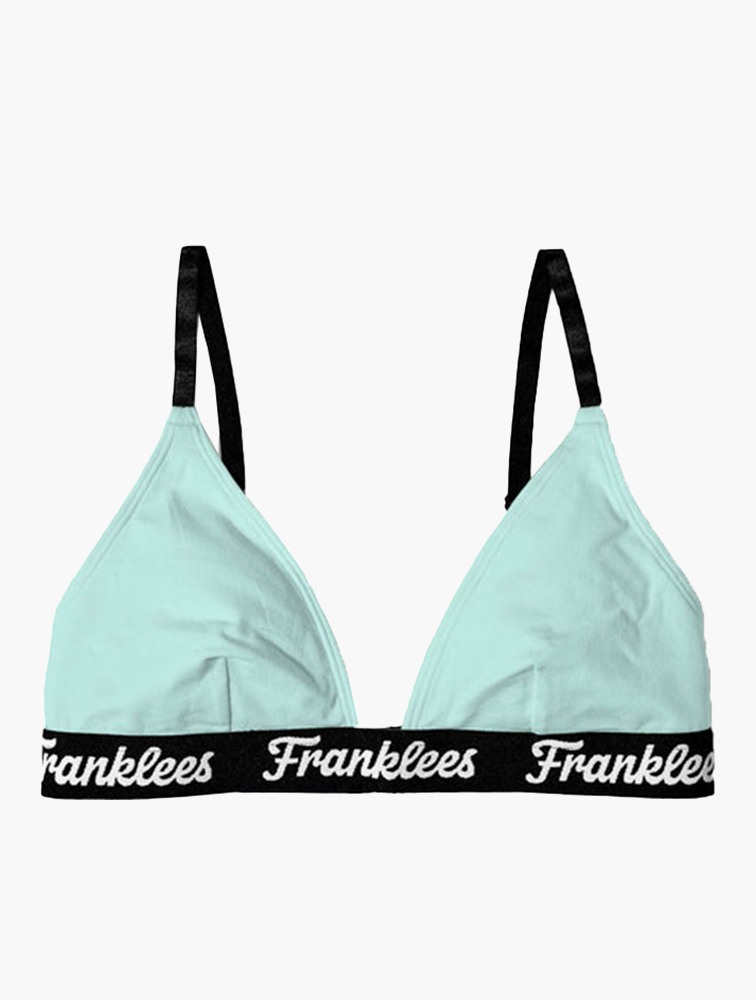 MyRunway | Shop Franklees Mint Triangle Non-padded Bralette for Women ...