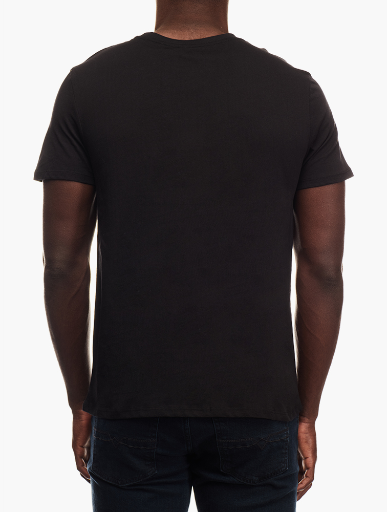 MyRunway | Shop GUESS Black Logo Short Sleeve Tee for Men from MyRunway ...