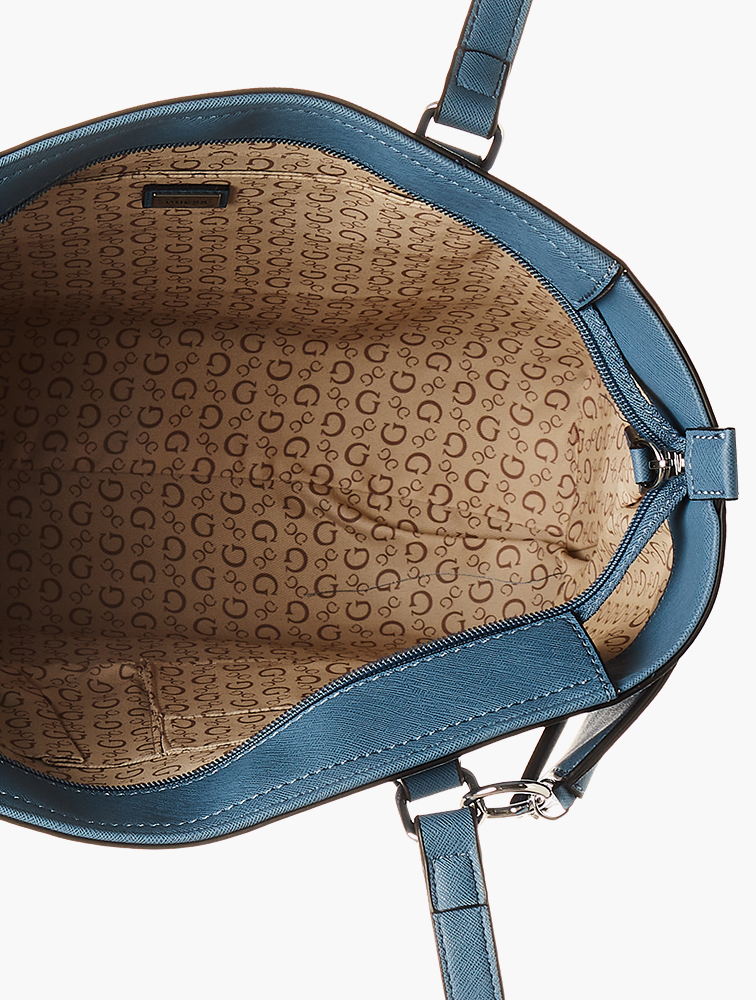 MyRunway | Shop GUESS Denim Homestead Tote Bag for Women from MyRunway ...