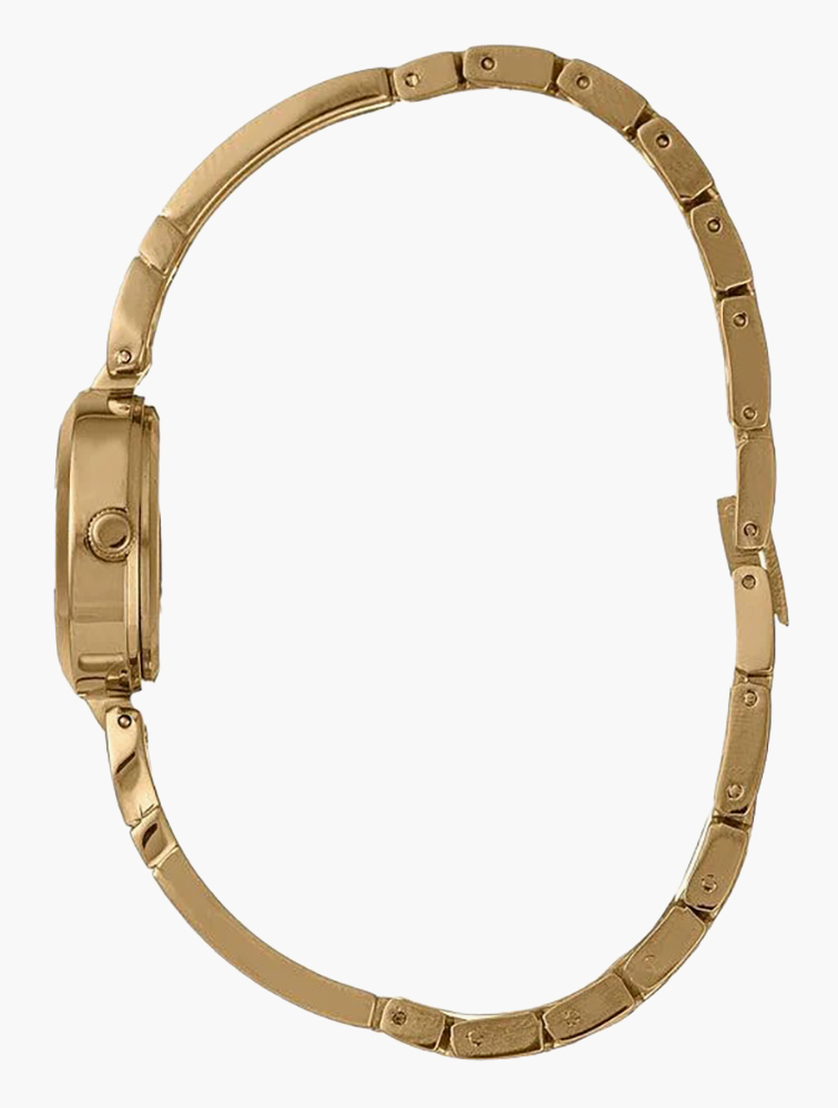 MyRunway | Shop Hallmark Gold & Black Steel Bracelet Watch for Women ...
