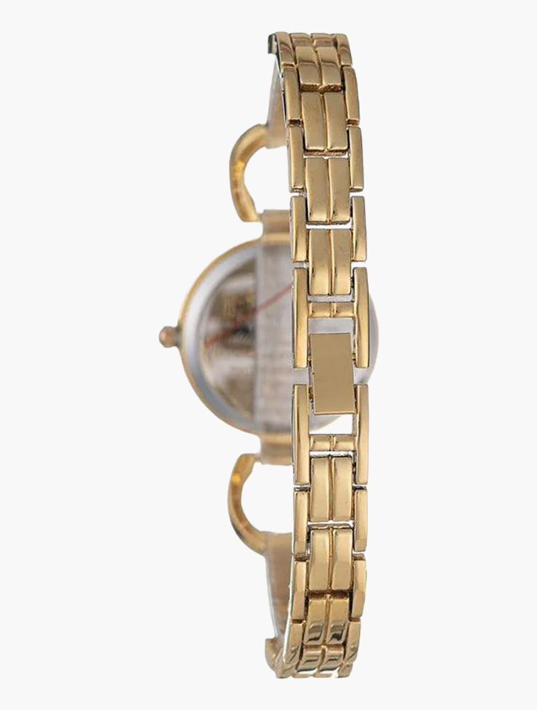 MyRunway | Shop Hallmark Gold & Champagne Dial Bracelet Watch for Women ...
