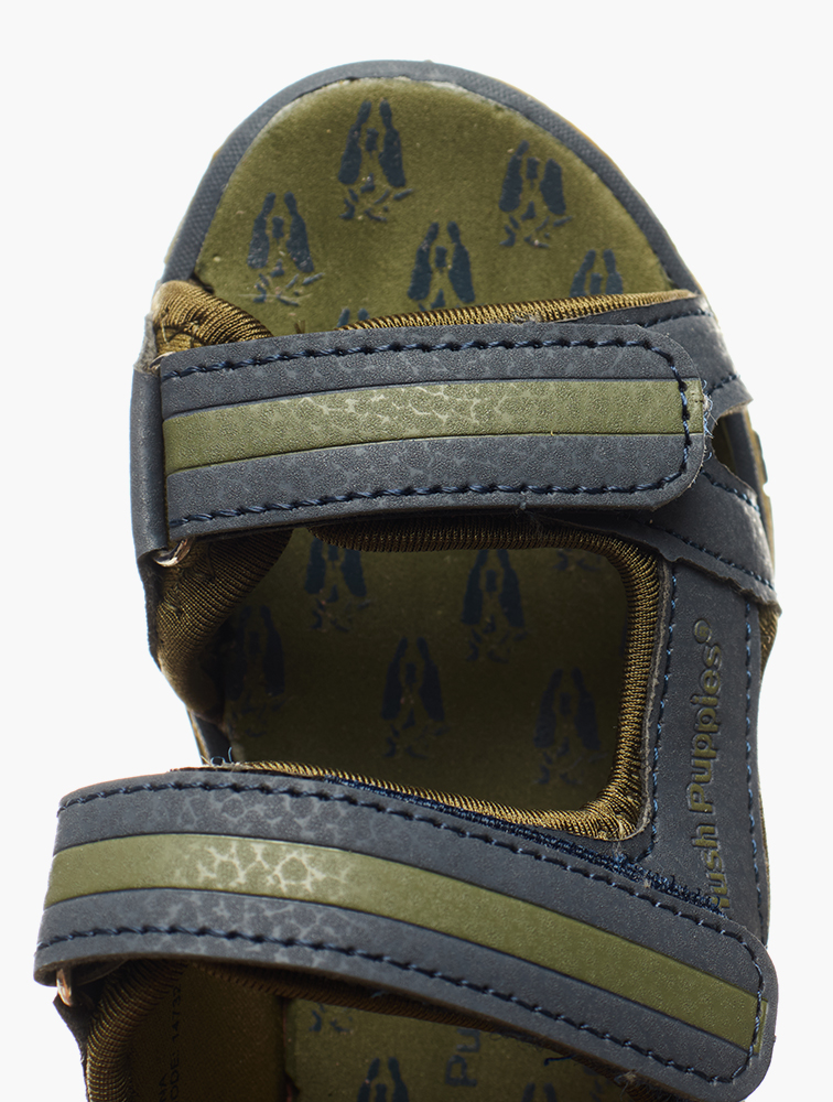 MyRunway | Shop Hush Puppies Infants & Kids Navy & Olive PU Rafter ...