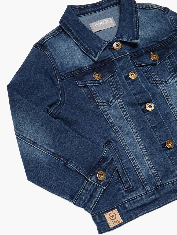 MyRunway | Shop Jeep Denim jacket - indigo for Kids from MyRunway.co.za