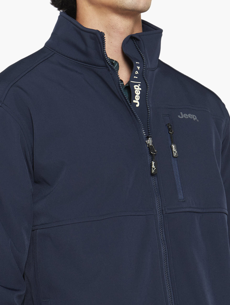 MyRunway | Shop Jeep Navy Softshell Jacket Plus Size for Men from ...