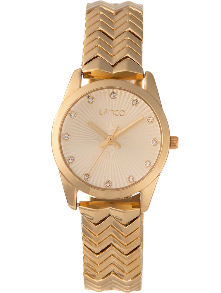 MyRunway | Shop Lanco Womens Champagne Stone Watch for Women from ...