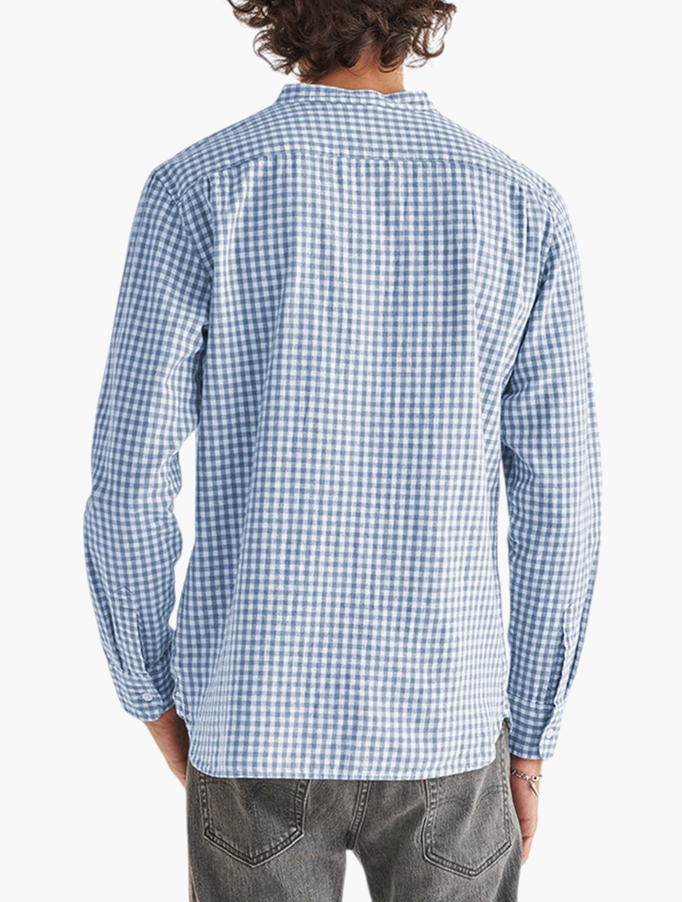 MyRunway | Shop Levi's Cascade Blue Susannah Plaid Long Sleeve Shirt ...