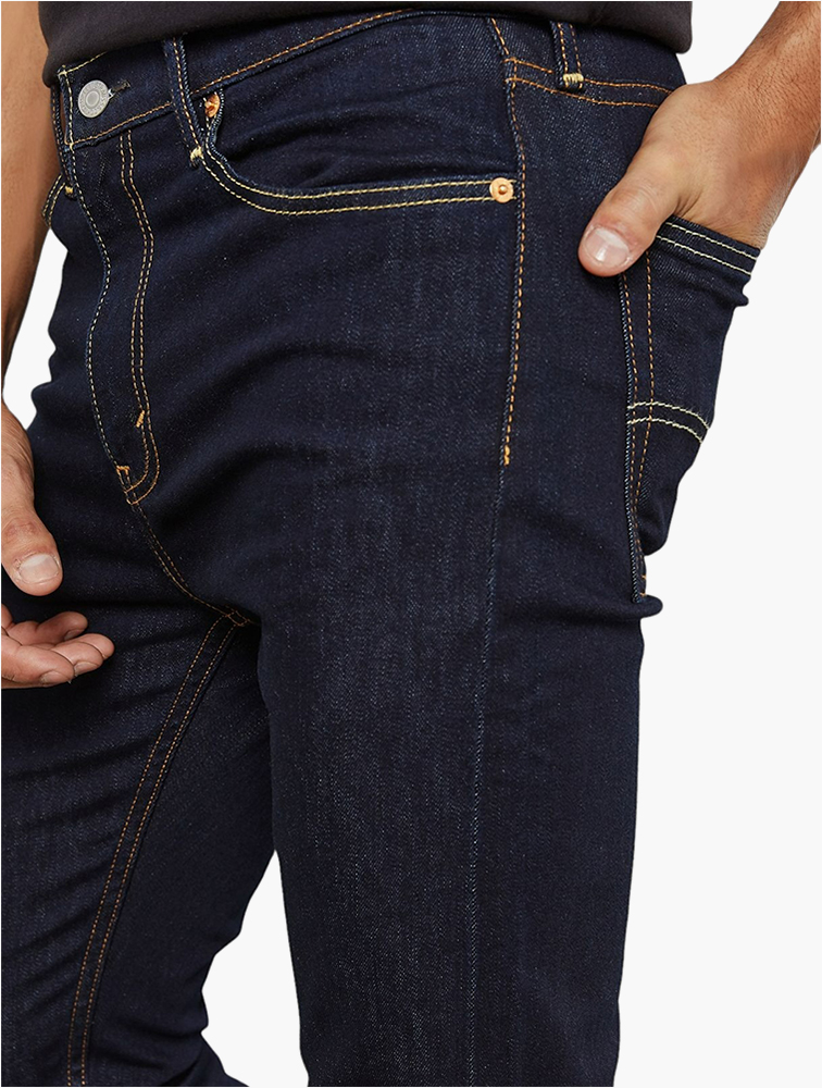 MyRunway | Shop Levi's Dark Indigo 510 Skinny Fit Jeans for Men from ...