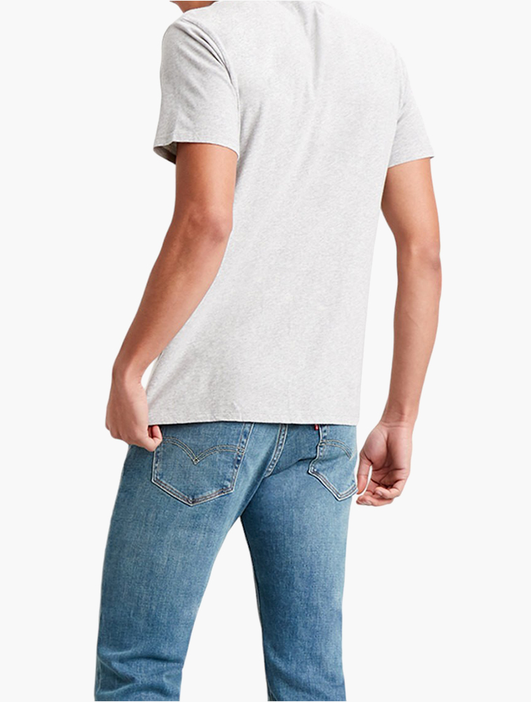 MyRunway | Shop Levi's Grey Classic Housemark Short Sleeve Tee for Men ...