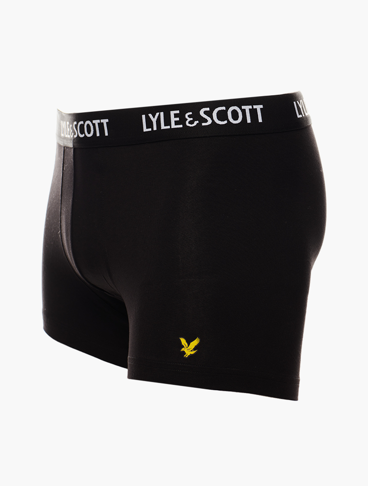 MyRunway | Shop Lyle & Scott Black Barclay Boxers for Men from MyRunway ...