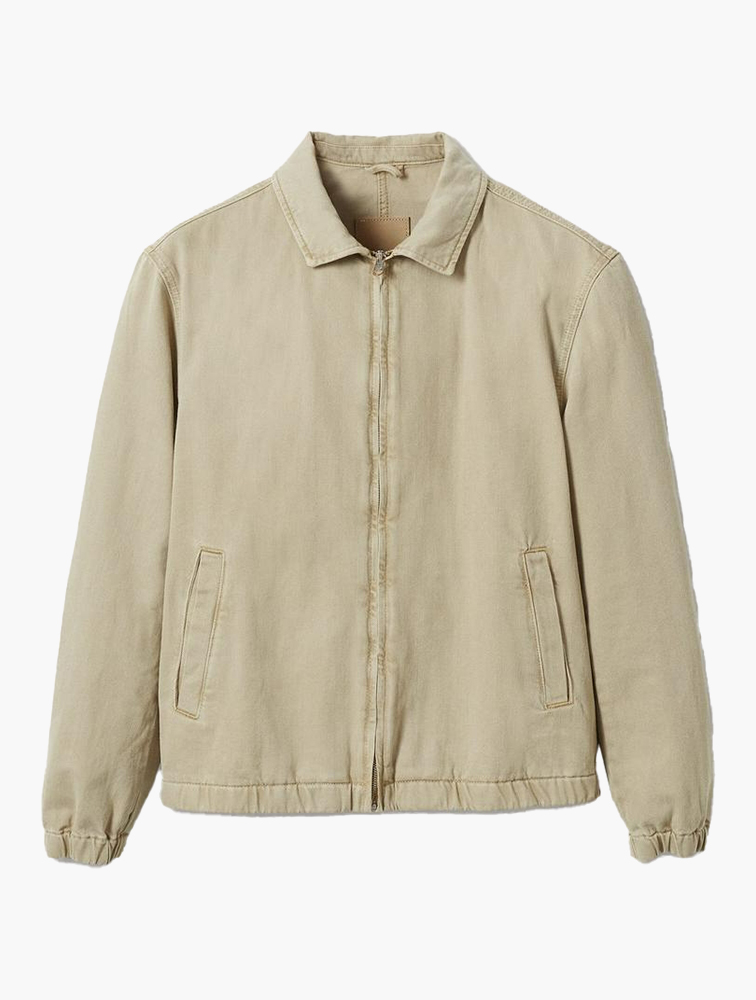 MyRunway | Shop Mango Beige Tunez Denim Jacket for Men from MyRunway.co.za