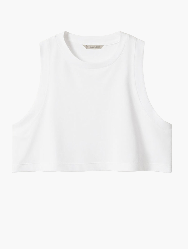 MyRunway | Shop Mango White Square T-shirt for Kids from MyRunway.co.za