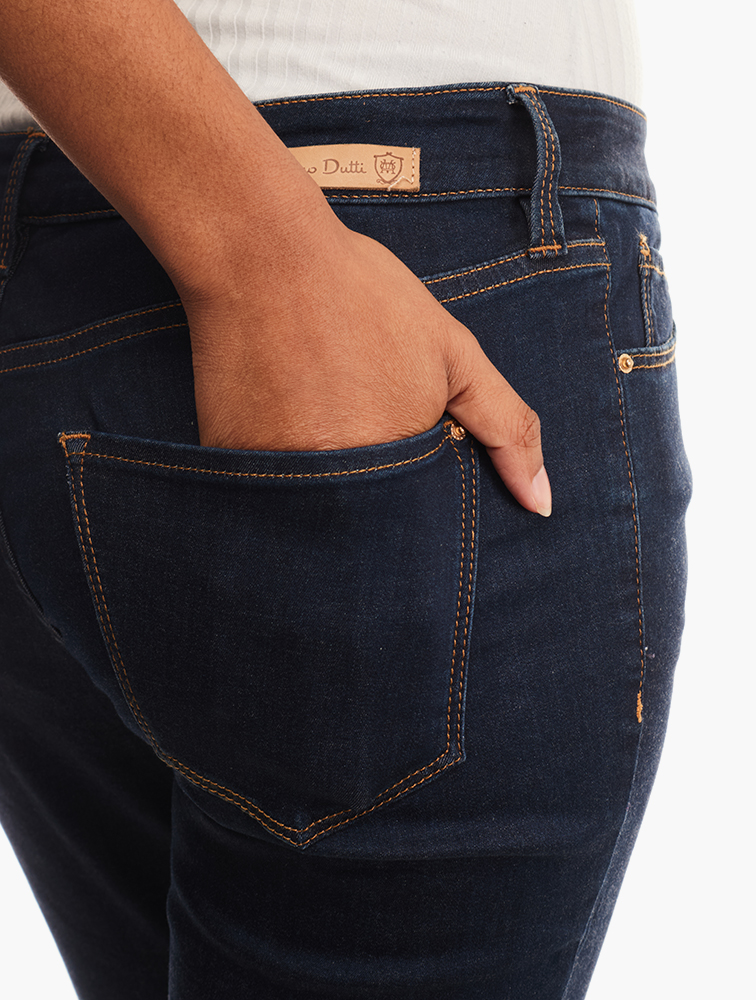 MyRunway | Shop Massimo Dutti Dark Denim Slim Fit Jeans for Women from ...