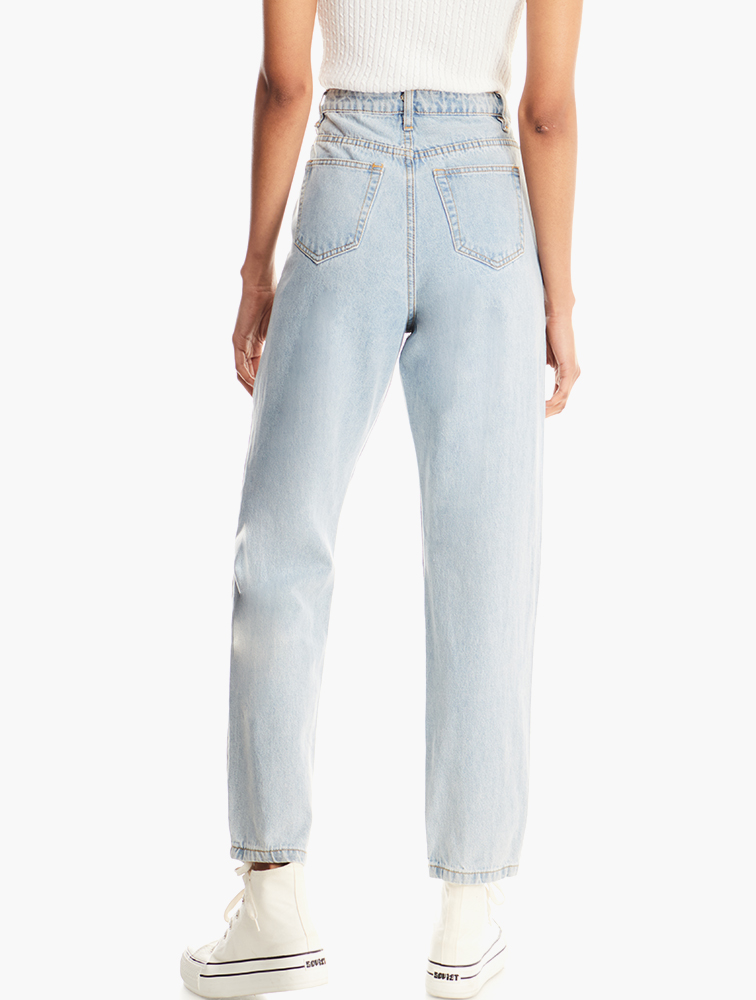 MyRunway | Shop Missguided Blue Riot High Rise Mom Jeans for Women from ...