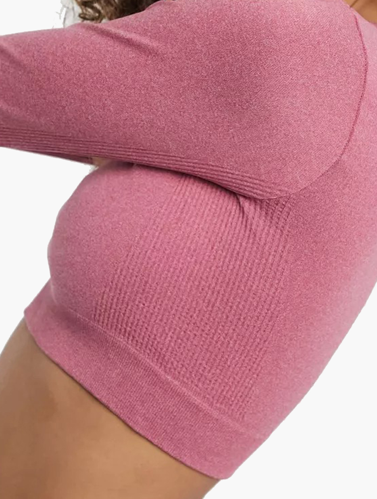 MyRunway | Shop New Look Pink Scoop Neck Long Sleeve Top for Women from ...