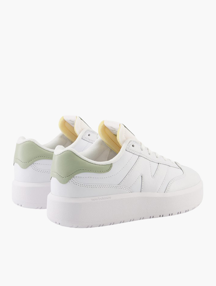MyRunway | Shop New Balance White & Green Ct302Cla Sneakers for Men ...