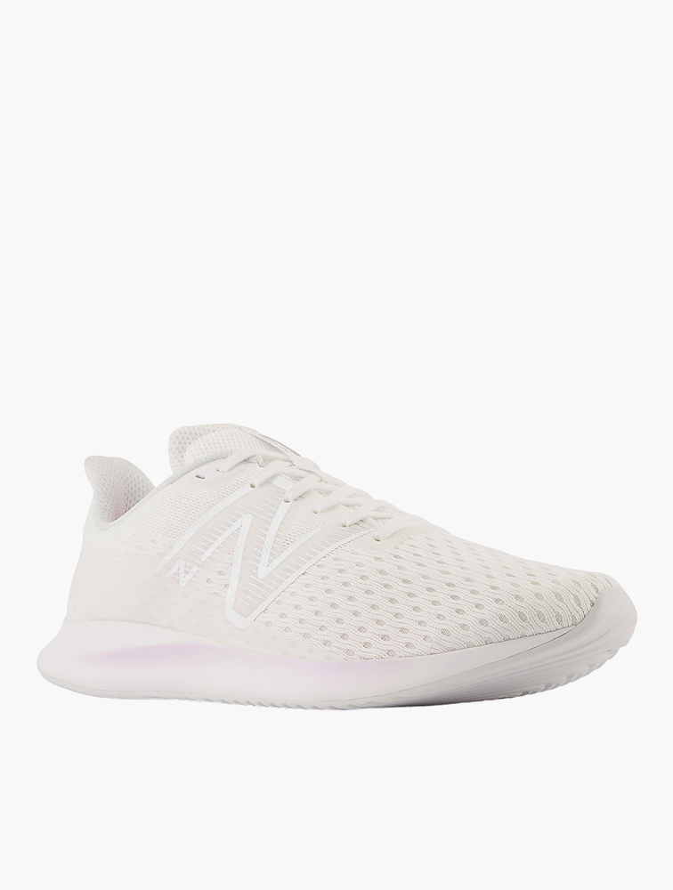 MyRunway | Shop New Balance White Iridescent Dynasoft Lowky Running ...