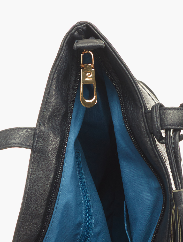 MyRunway | Shop Pierre Cardin Navy Danica Value Tote Circle Logo ...