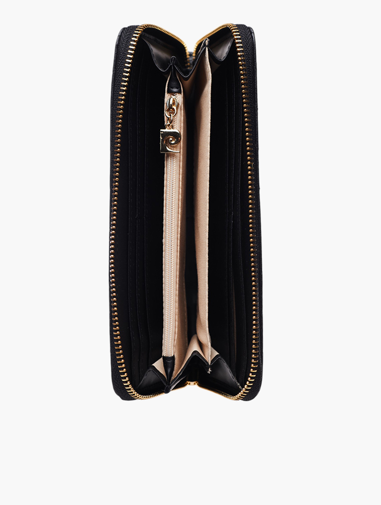 MyRunway | Shop Pierre Cardin Black Zip Around Purse for Women from ...