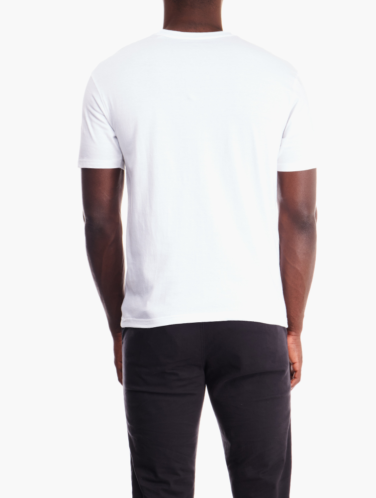 MyRunway | Shop Pierre Cardin White Noah Graphic Short Sleeve Tee for ...
