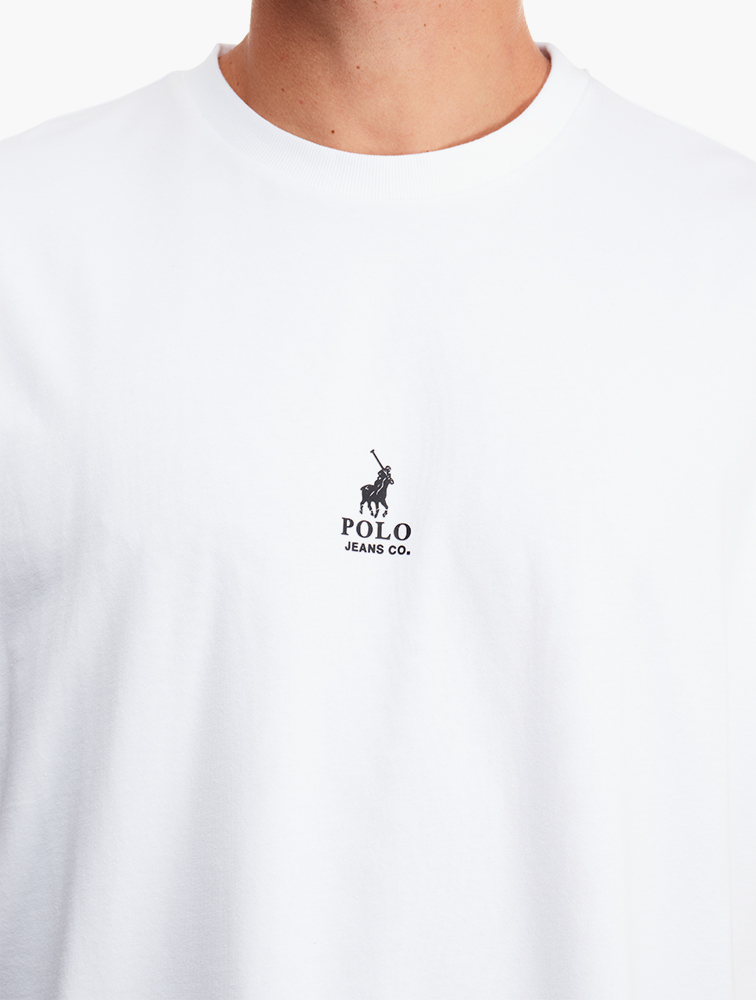 MyRunway | Shop Polo White Logo Short Sleeve Tee for Men from MyRunway ...