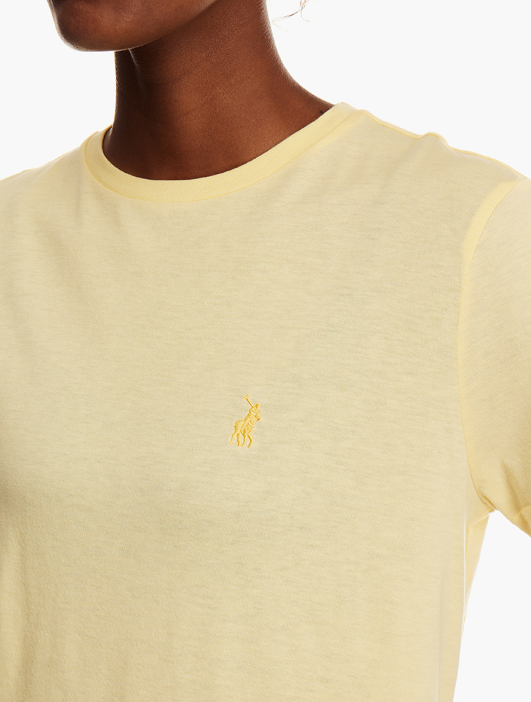 MyRunway | Shop Polo Yellow Claire Short Sleeve Tee for Women from ...