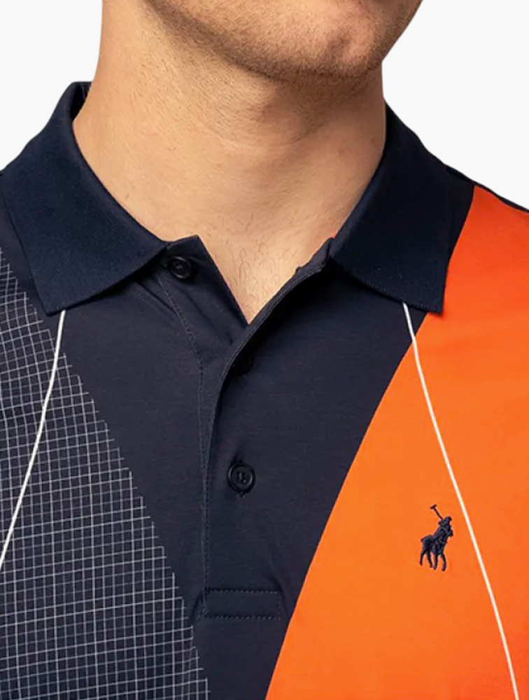 MyRunway | Shop Polo Navy Bold Argyle Double Mercerised Short Sleeve ...