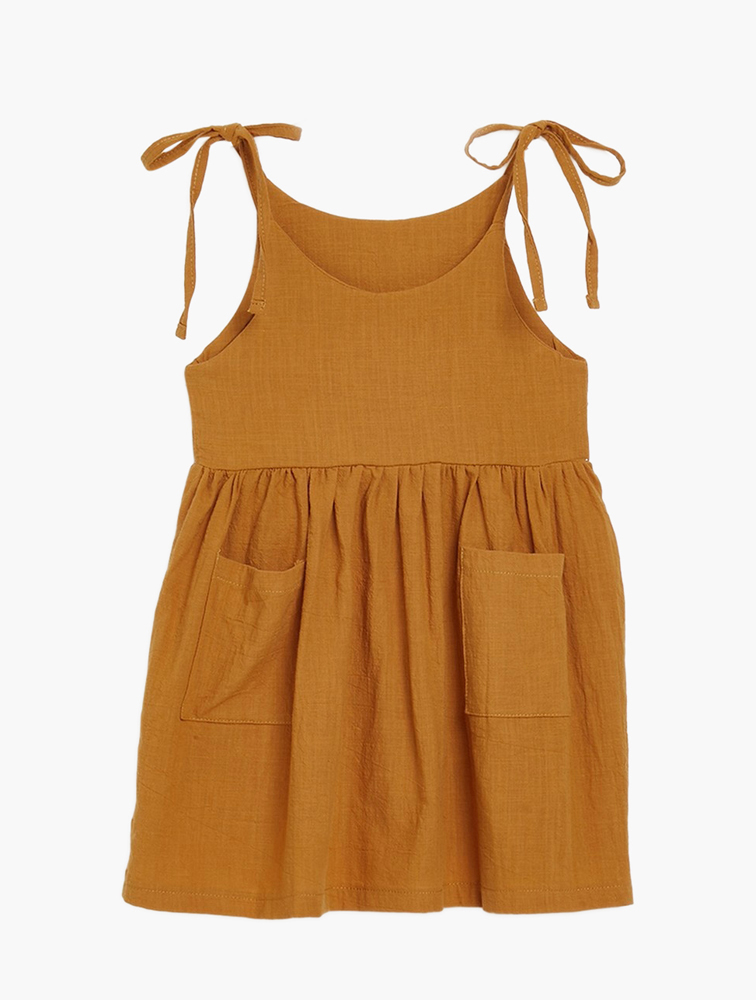 MyRunway | Shop POP CANDY Girls dress - rust for Kids from MyRunway.co.za