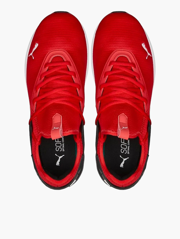 MyRunway | Shop PUMA High Risk Red & Black Amare Lace Up Sneakers for ...