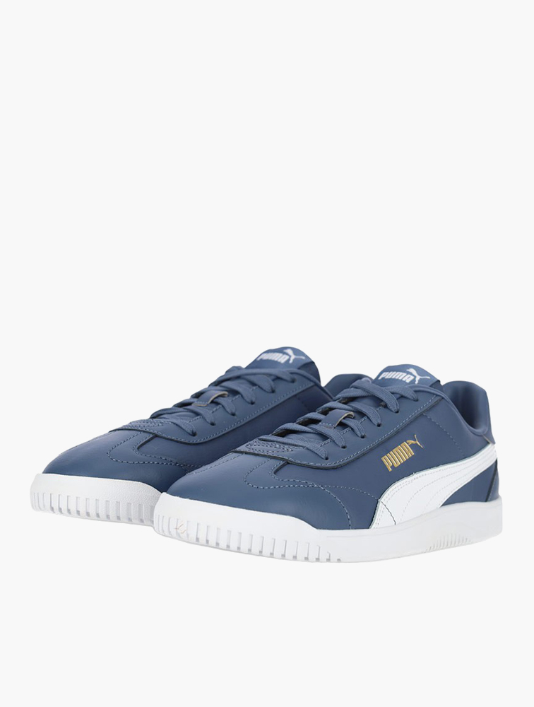MyRunway | Shop PUMA Blue & White Club 5V5 Sneakers for Men from ...