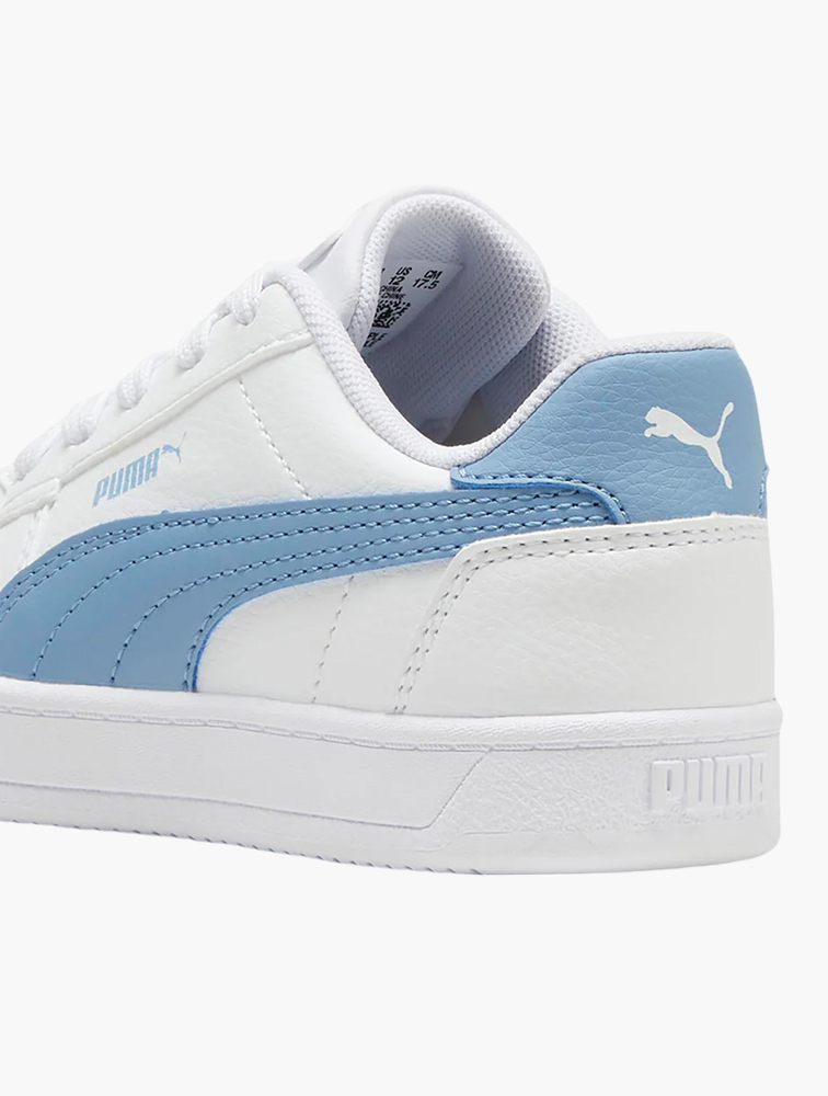 MyRunway | Shop PUMA White & Zen Blue Caven 2.0 Ps Lace-Up Sneakers for ...