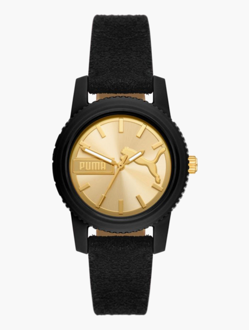 MyRunway | Shop PUMA Black Ultrafresh Round Watch for Women from ...