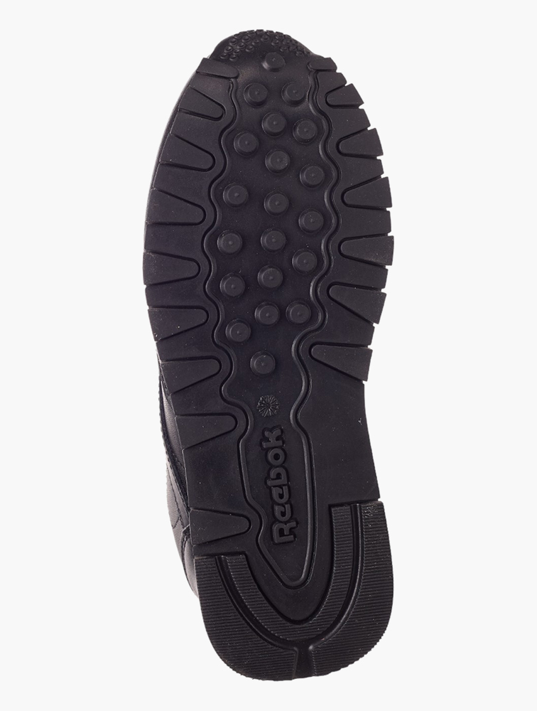 MyRunway | Shop Reebok Black Classic Leather Sneakers for Kids from ...