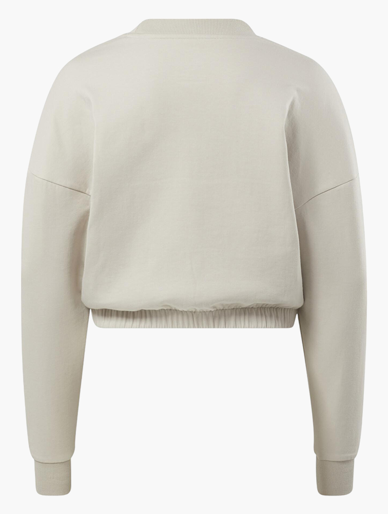 MyRunway | Shop Reebok Beige Cotton Midlayer Sweatshirt for Women from ...