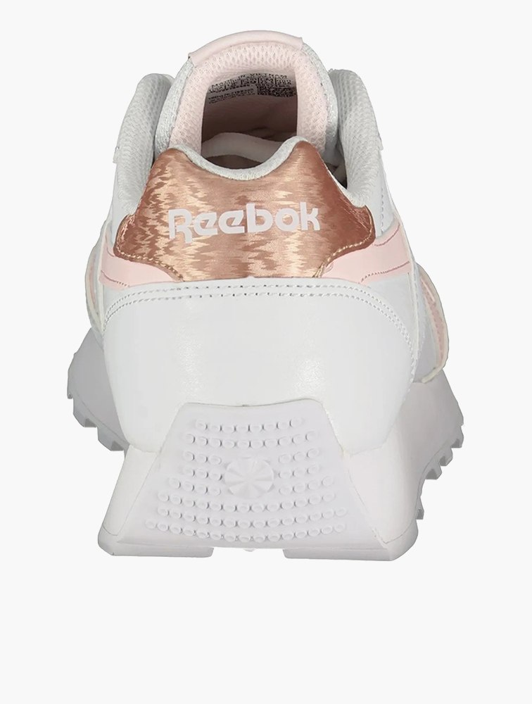 MyRunway | Shop Reebok White & Rose Gold Rewind Run Shoes for Women ...