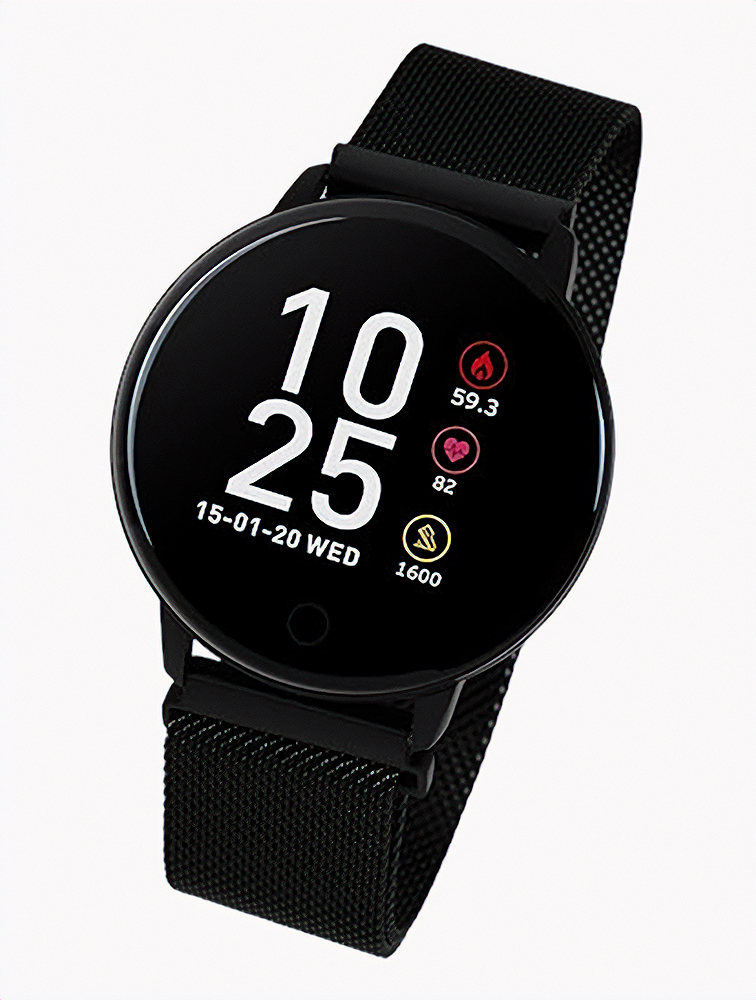 MyRunway | Shop Reflex Active Black Mesh Active Series 05 Smartwatch ...