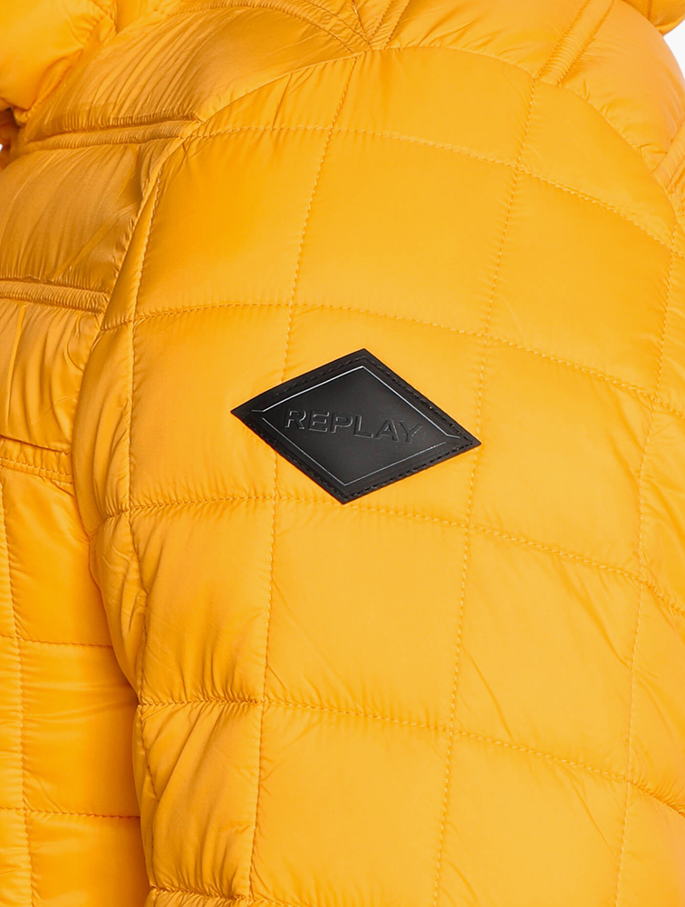 MyRunway | Shop Replay Yellow Replay Quilted Padded Jacket for Men from ...