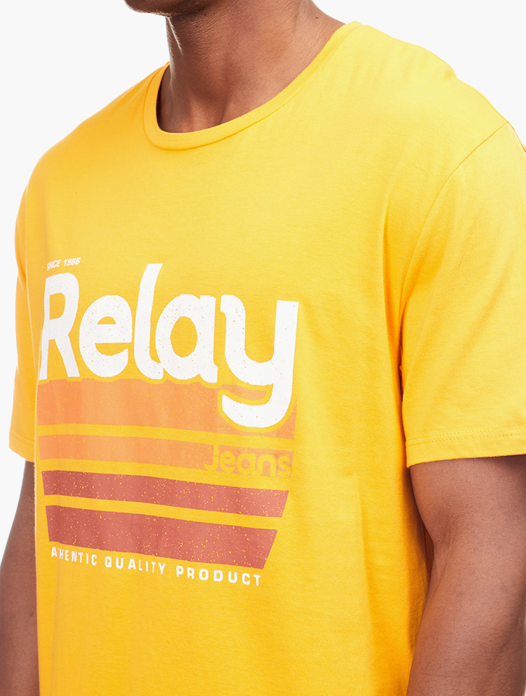 MyRunway | Shop RFO Yellow Cmt T-Shirt for Men from MyRunway.co.za