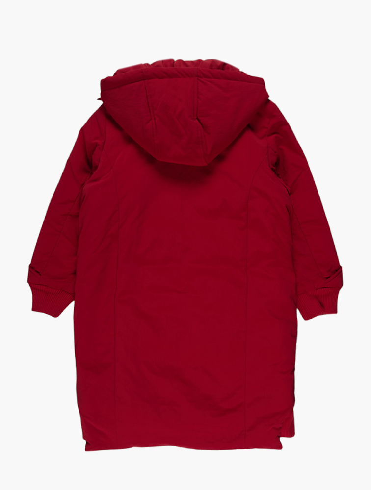 MyRunway | Shop RFO Red Buttoned Hooded Jacket for Kids from MyRunway.co.za