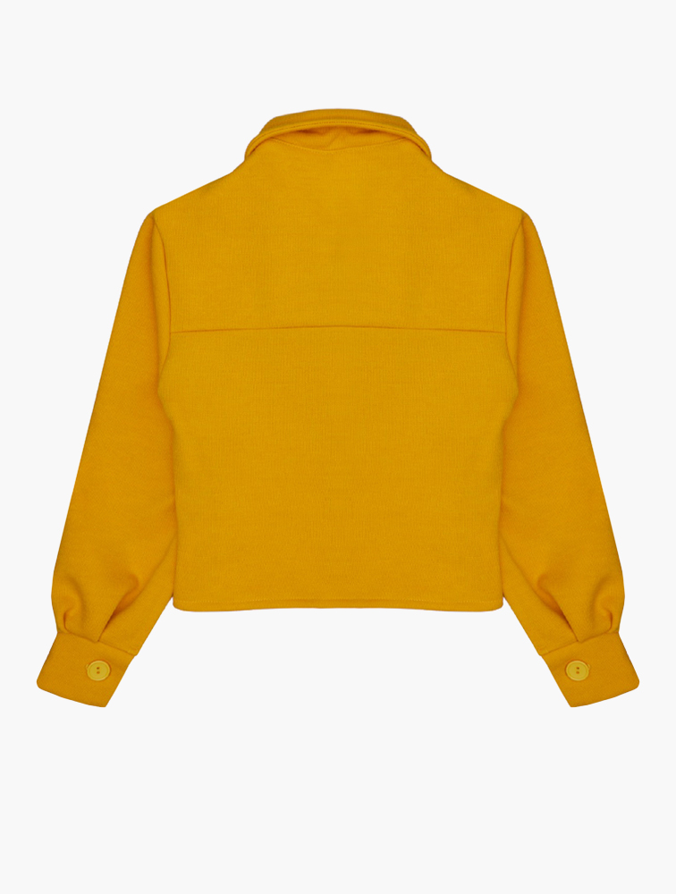 MyRunway | Shop RFO Yellow Button Down Shacket for Kids from MyRunway.co.za